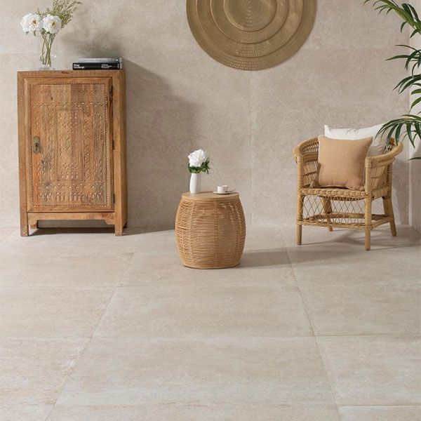 Porcelanosa Verbier Sand 80 x 80cm - Stoketiles