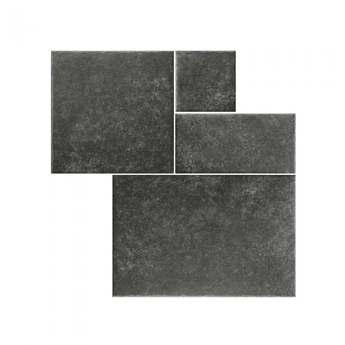 Borgogna Stone Black Modular - Stoketiles