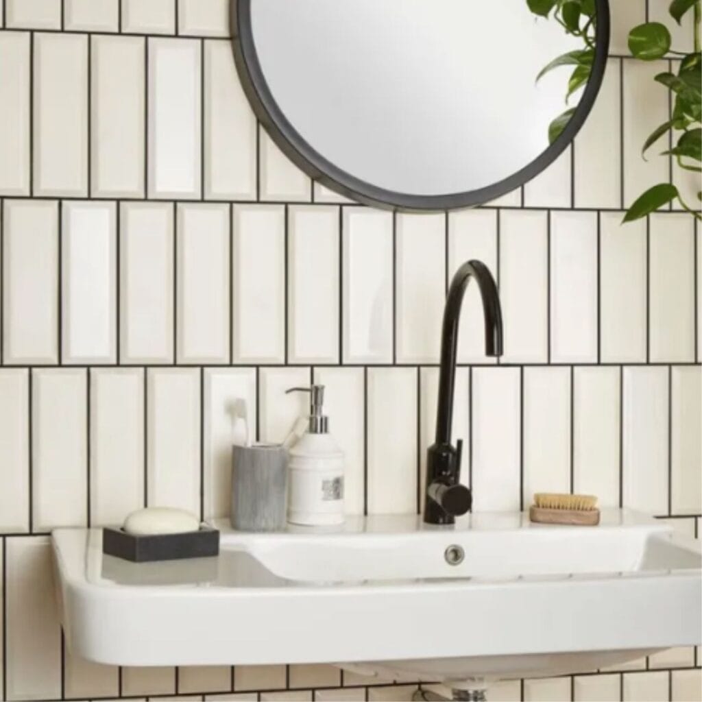 Riad White Tiles 10 x 10cm - Stoketiles