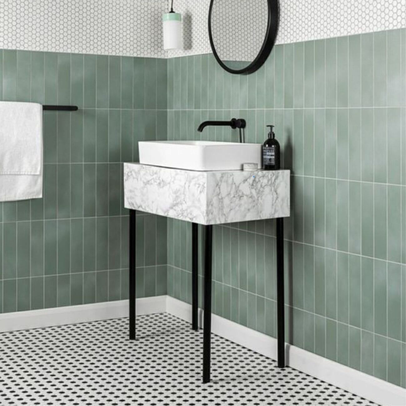 Detroit Green 295 x 72 x 8mm - Stoketiles