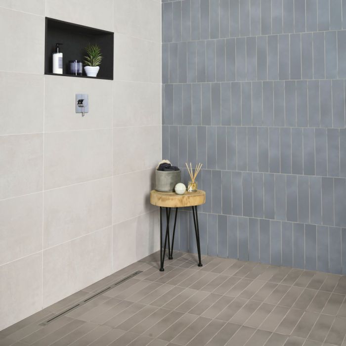 Detroit Blue 295 x 72 x 8mm - Stoketiles