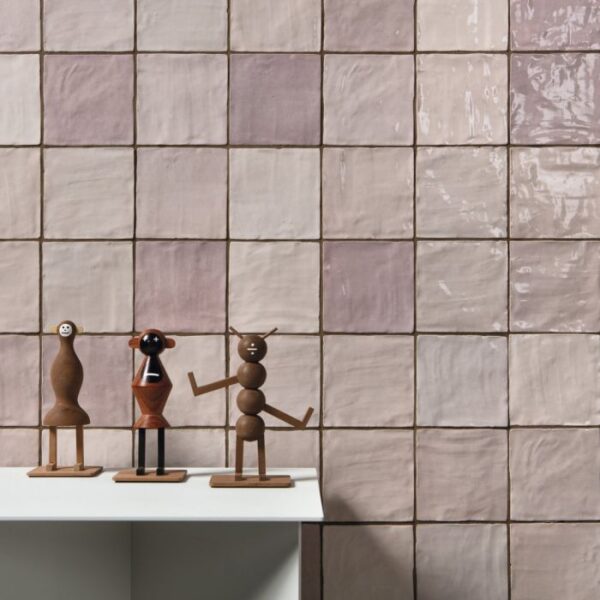 Riad Pink Tiles 10 x 10cm - Stoketiles