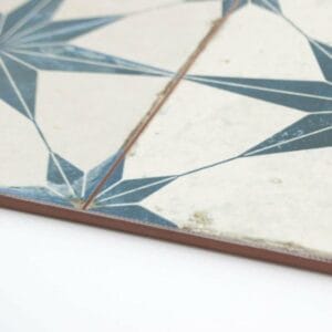 Vintage Industrial Fs Star Blue 450 x 450mm - Stoketiles