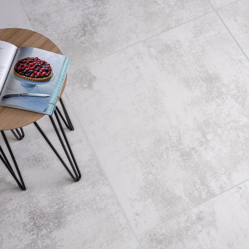 Stardust White 898 x 898mm - Stoketiles