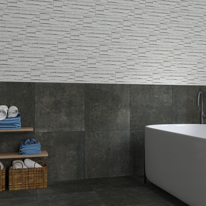Metallique Iron Lappato 60x60cm - Stoketiles