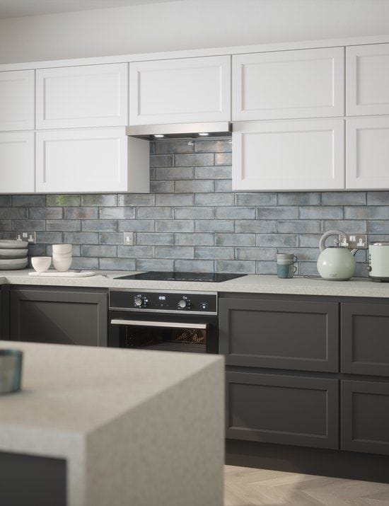 Melrose Pewter - Ceramic Wall Tile - Stoketiles