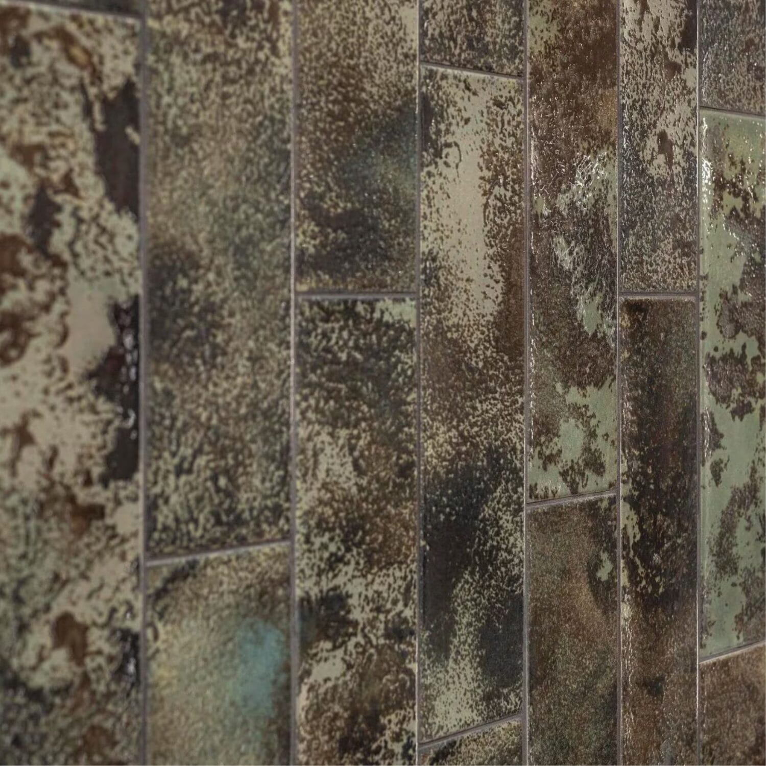 Porcelanosa Nebula Green Gloss 8 x 30cm - 100341498