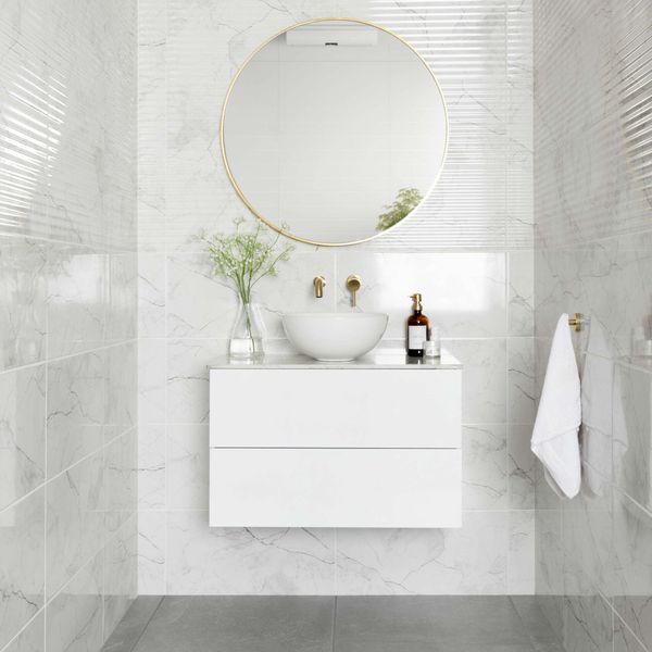 Riva White Marble - Stoketiles